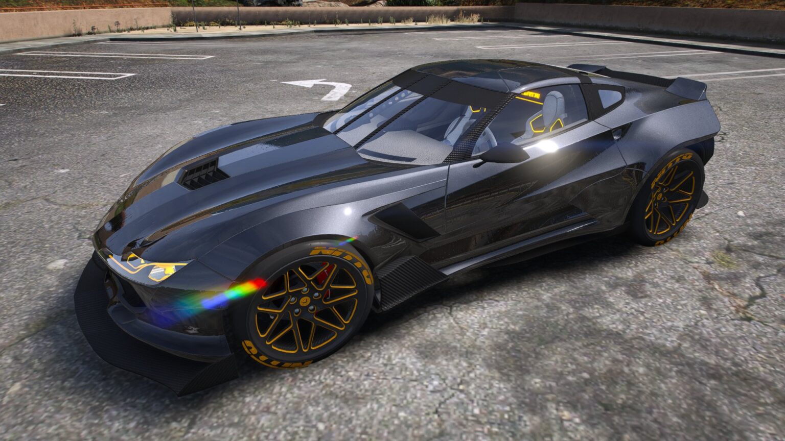 Corvette C7 Custom – OldskullMods to GTA V