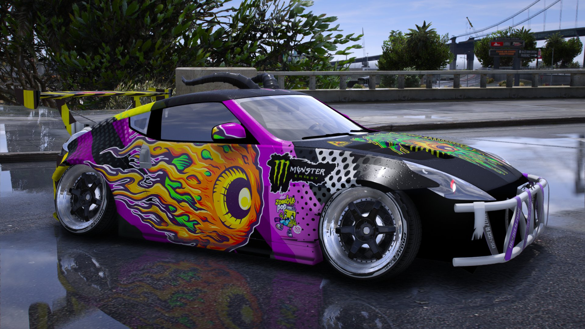 Nissan GTR 370Z – Zombie Custom – OldskullMods to GTA V